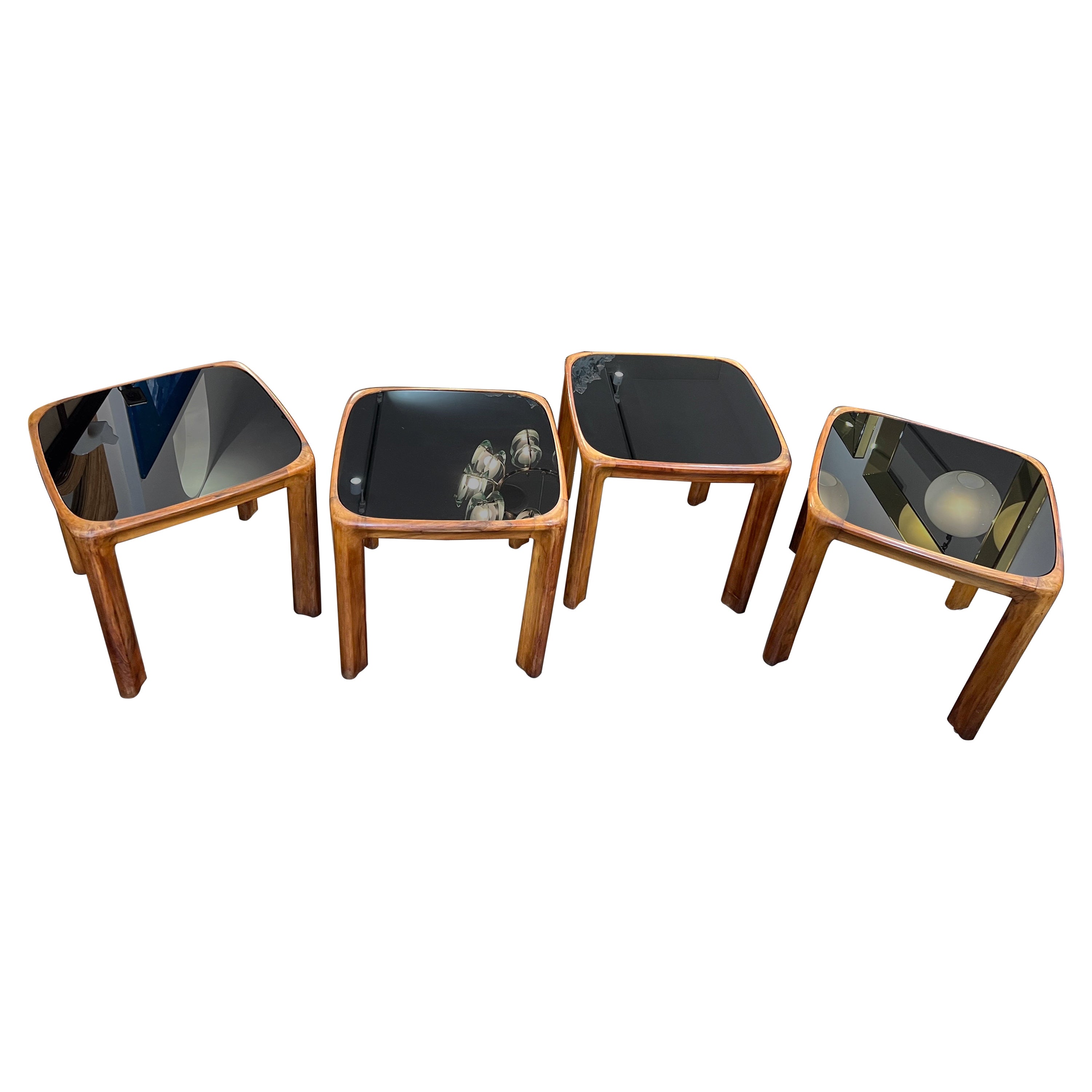 Set of Four Italian Side Tables For Sale at 1stDibs