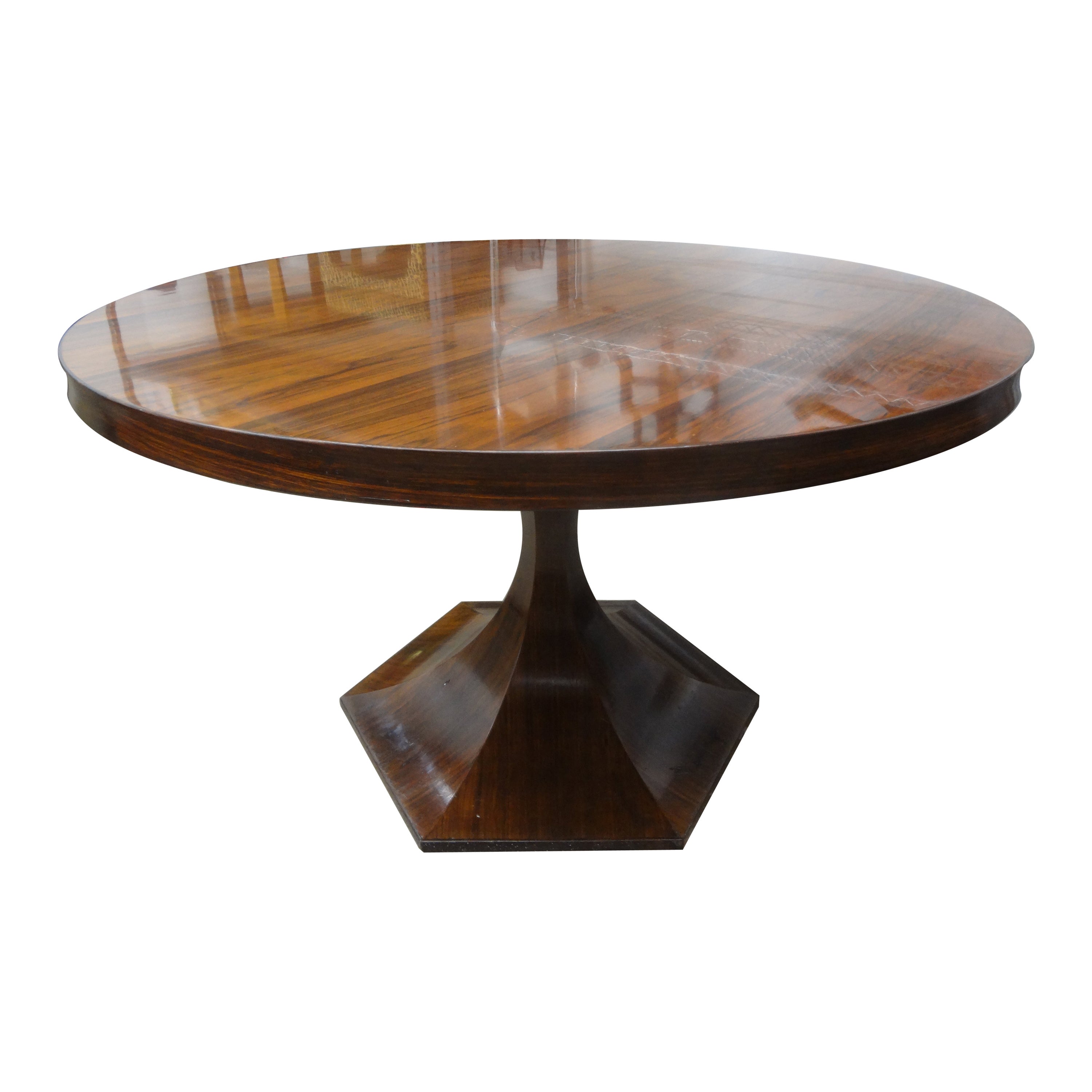 Italian Iron Center Table Style of Alberto Orlandi For Sale at 1stDibs