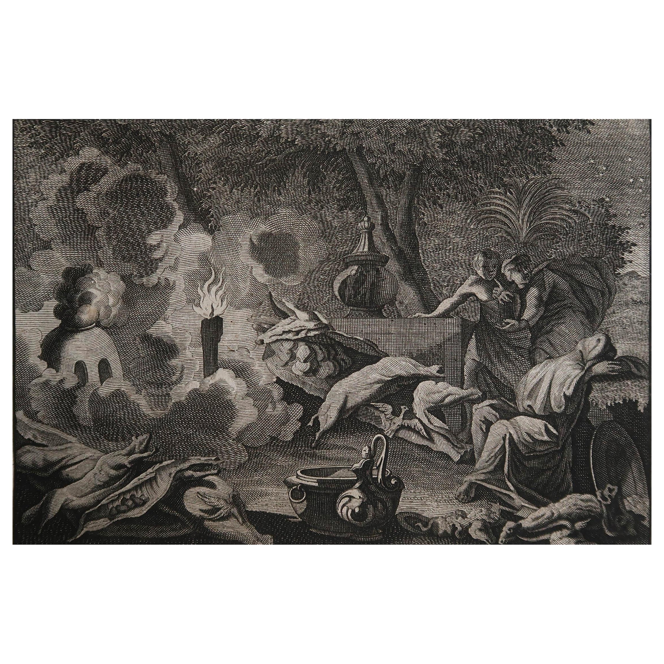 Original Antique Print after Jan Luyken, Amsterdam, Genesis III, 1724 For Sale at 1stDibs