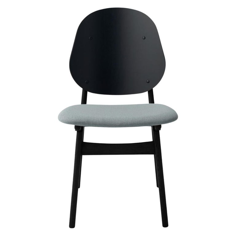 Noble Chair Black Lacquered Beech Minty Grey by Warm Nordic For Sale at ...