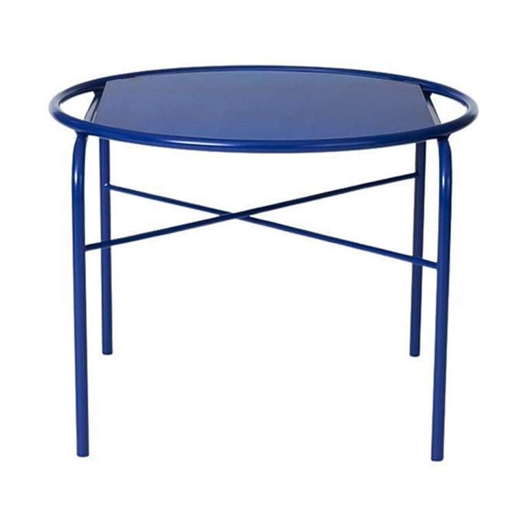 Secant Round Table Cobalt Blue by Warm Nordic For Sale at 1stDibs