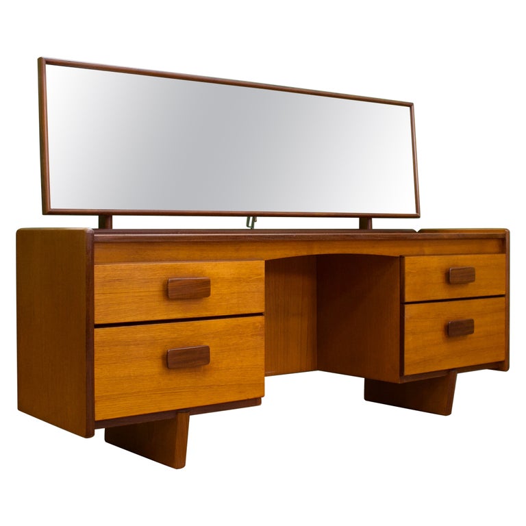 Midcentury Teak Dressing Table from White and Newton, 1960s For Sale at ...
