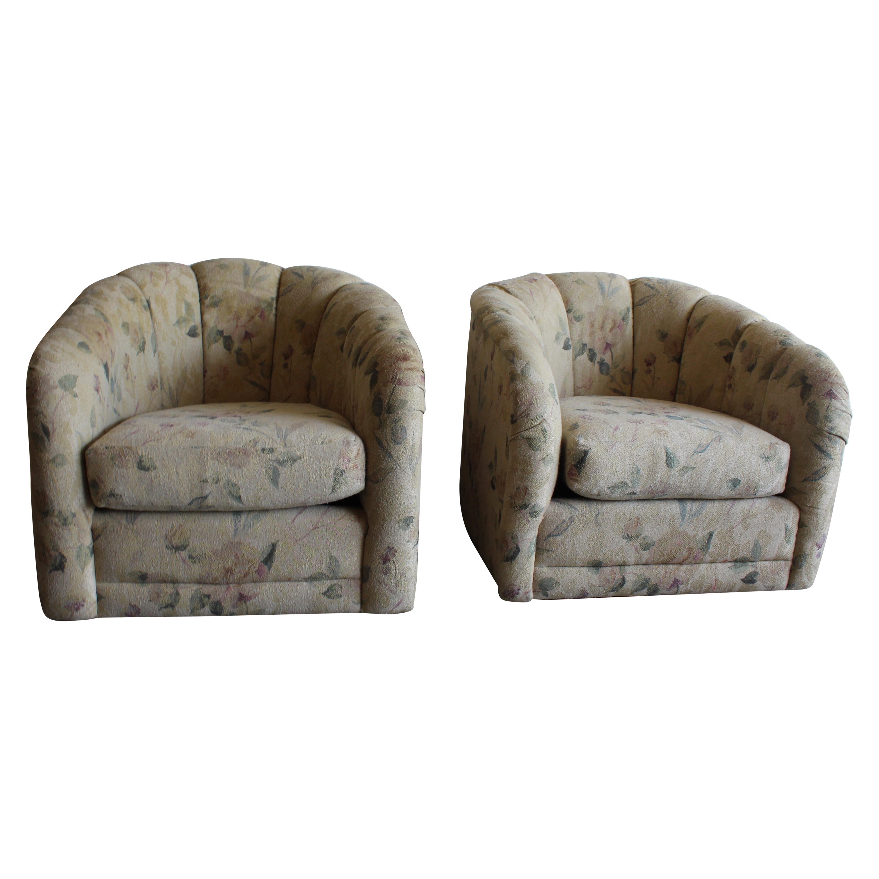 Mid-Century Club Chairs with Blue Velvet Upholstery at 1stDibs | blue ...