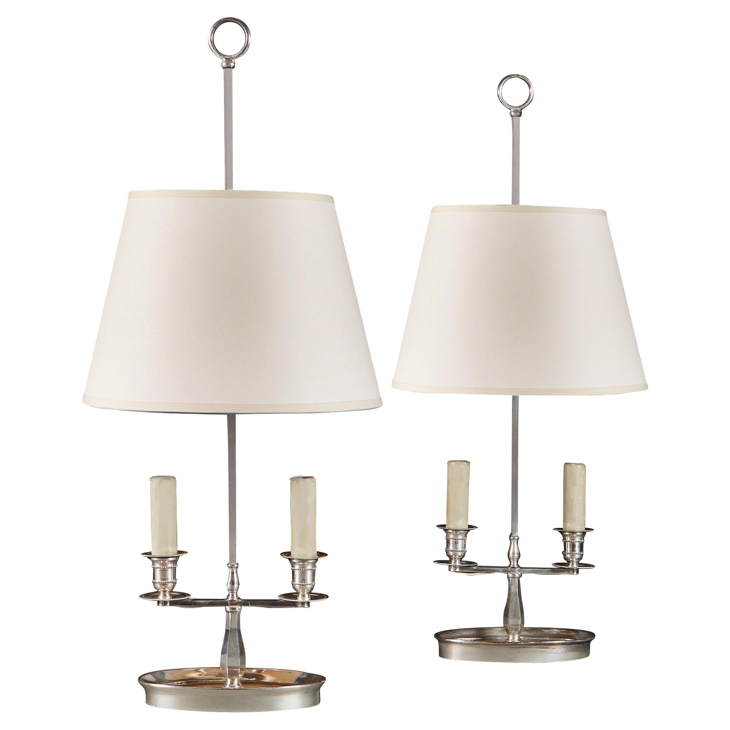 Silver Plate Table Lamps - 158 For Sale at 1stDibs | antique silver ...