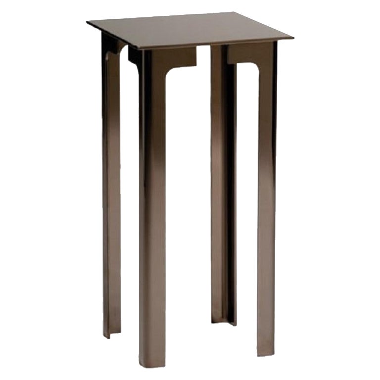 Francois Champsaur for Pouenat Moka Console in Light Bronze Patinated ...