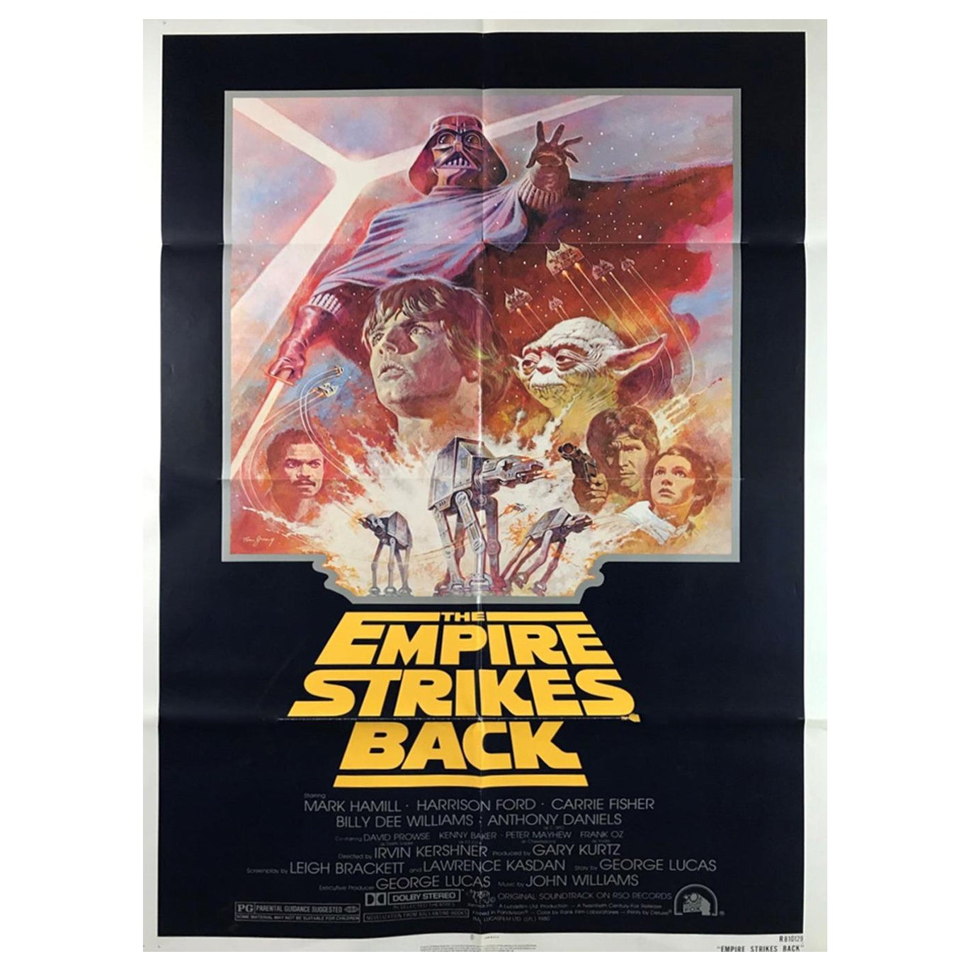 1981 Star Wars the Empire Strikes Back Original Vintage Poster For Sale ...