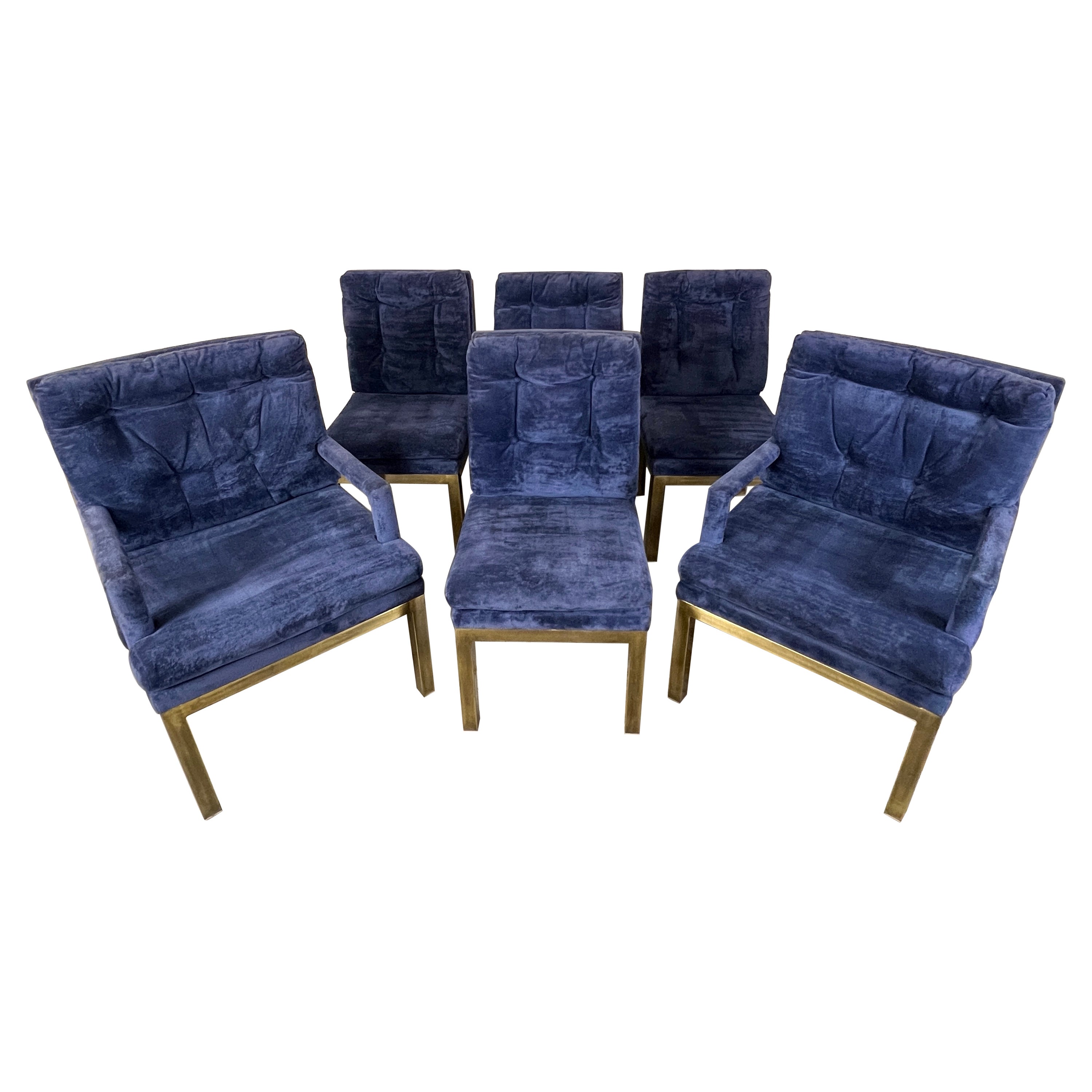 Set 6 John Stuart Dining Chairs at 1stDibs