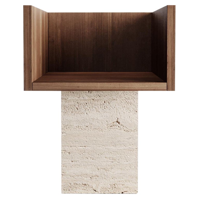 Trono Travertine Classico Romano Chair by Lisa Franzen For Sale at 1stDibs