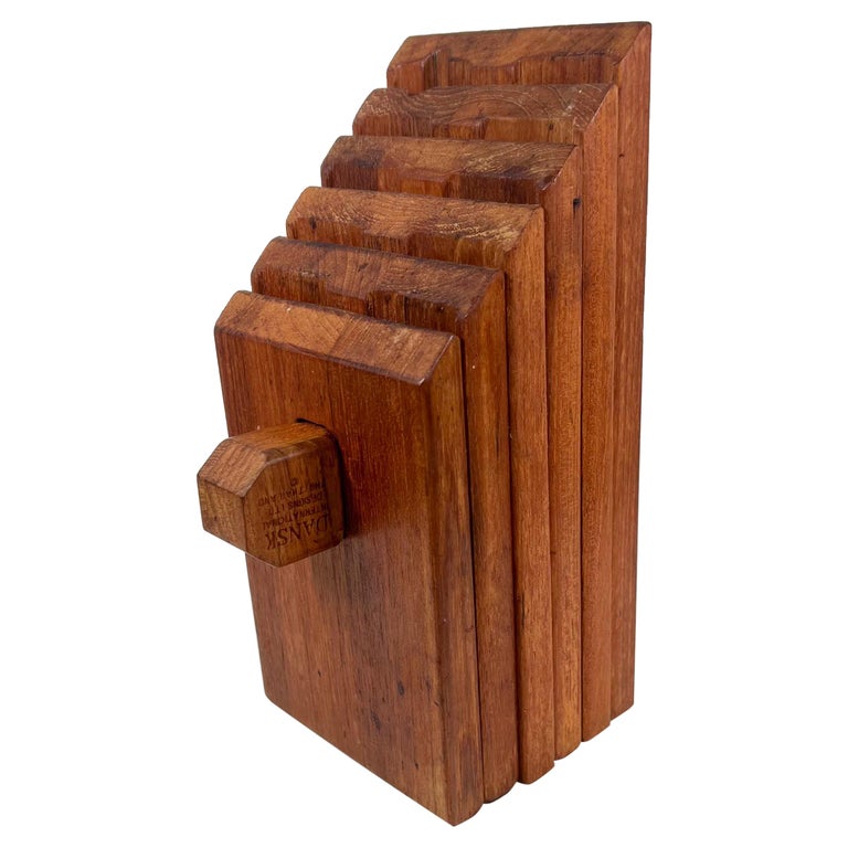 1970s Dansk International Designs Knife Block Teak Wood Thailand For ...