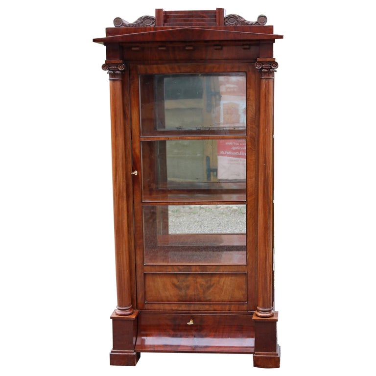German/Berlin Biedermeier Display Cabinet For Sale at 1stDibs