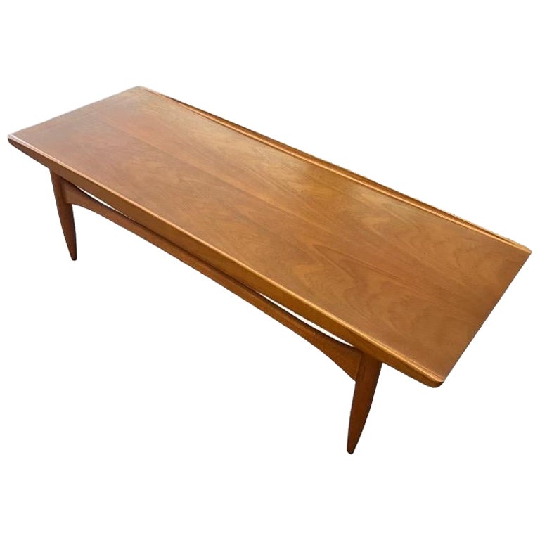 Vintage Mid-Century Modern Wood Coffee Table by Lane For Sale at ...