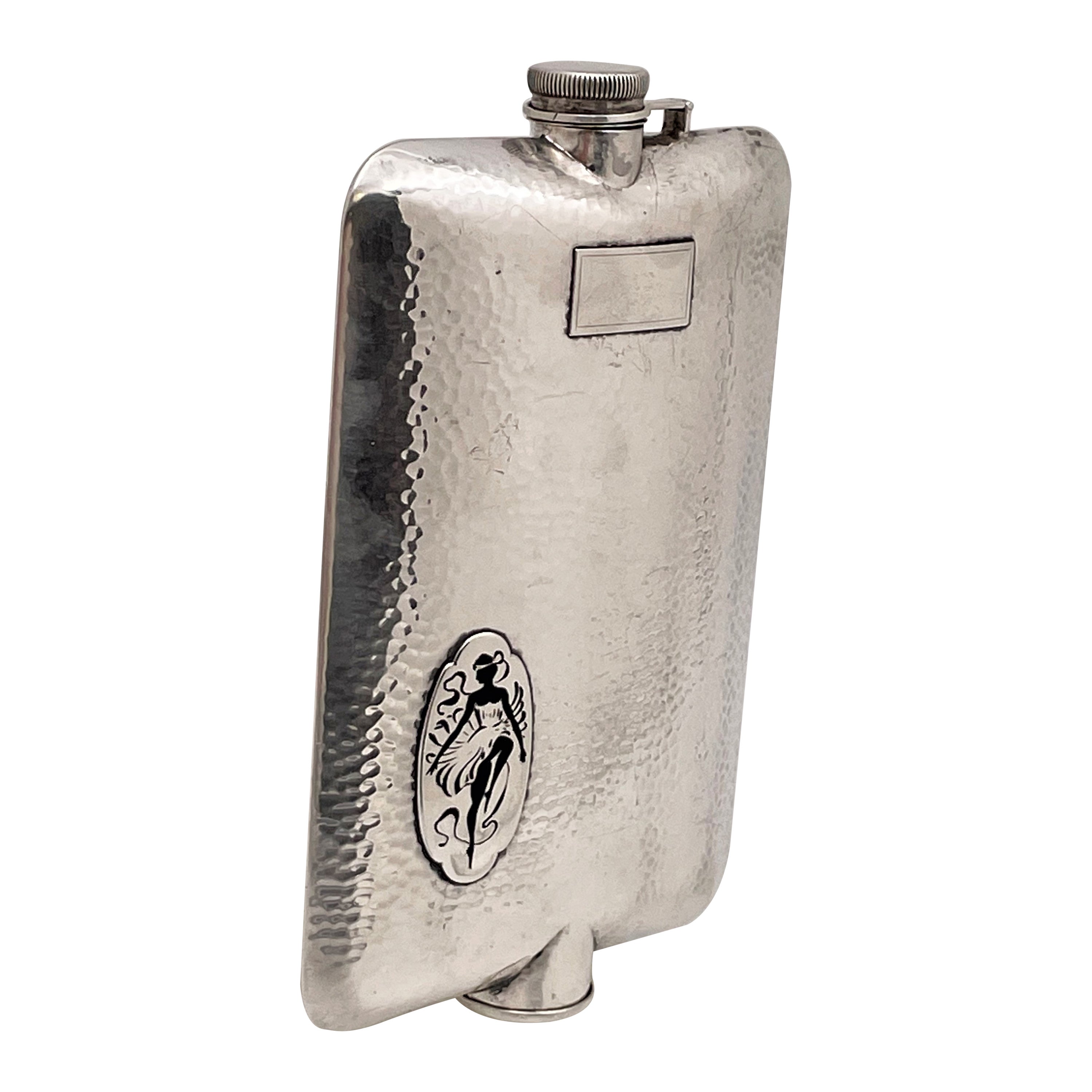 Vintage German Hammered Flask, circa 1950 For Sale at 1stDibs | german ...