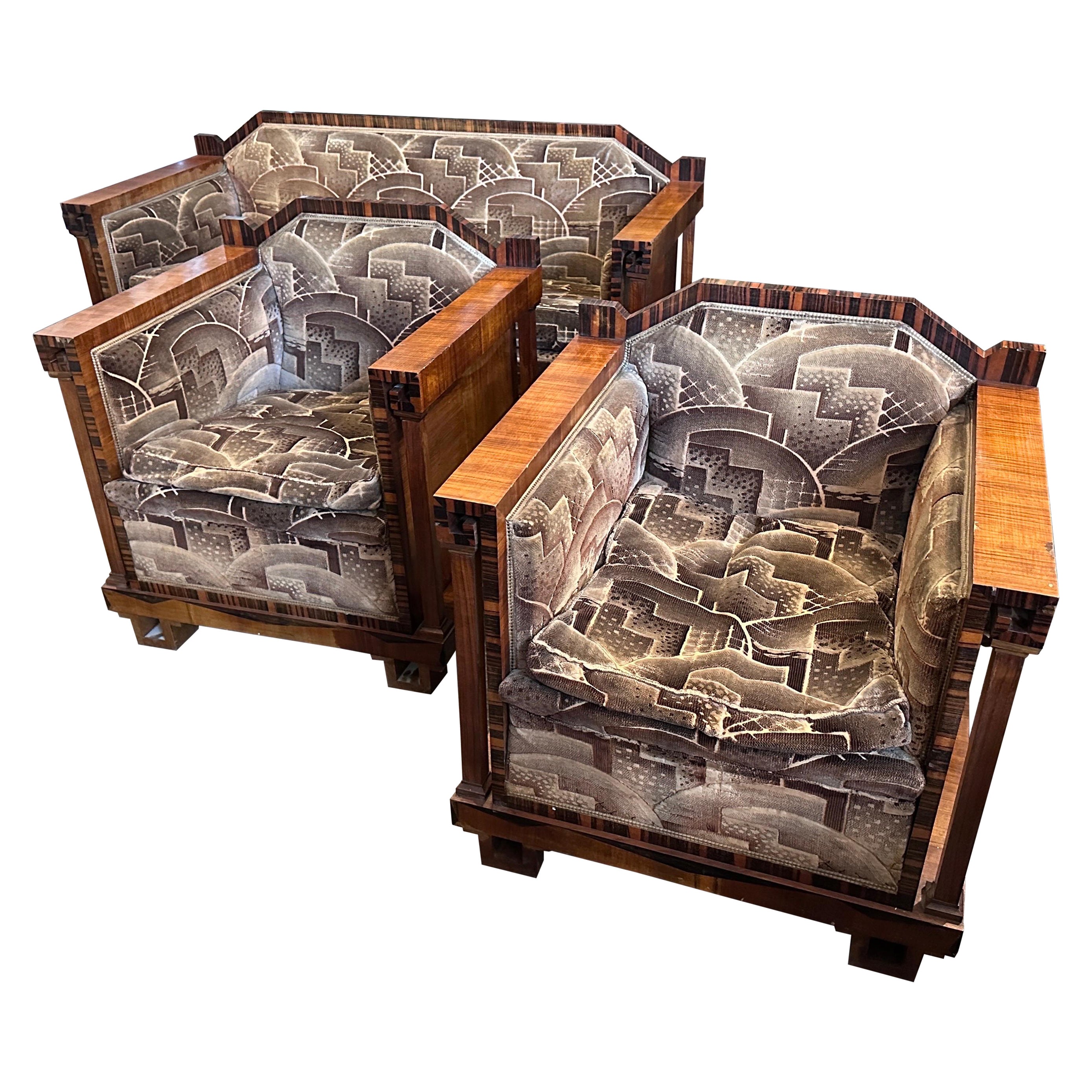 Striking Cubist Art Deco Set - France, 1930s at 1stDibs | art deco ...