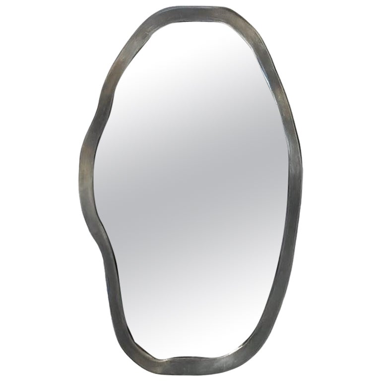 Hand 1.23 Liquid Graphite Finished Clear Bronze Glass Bespoke Wall ...