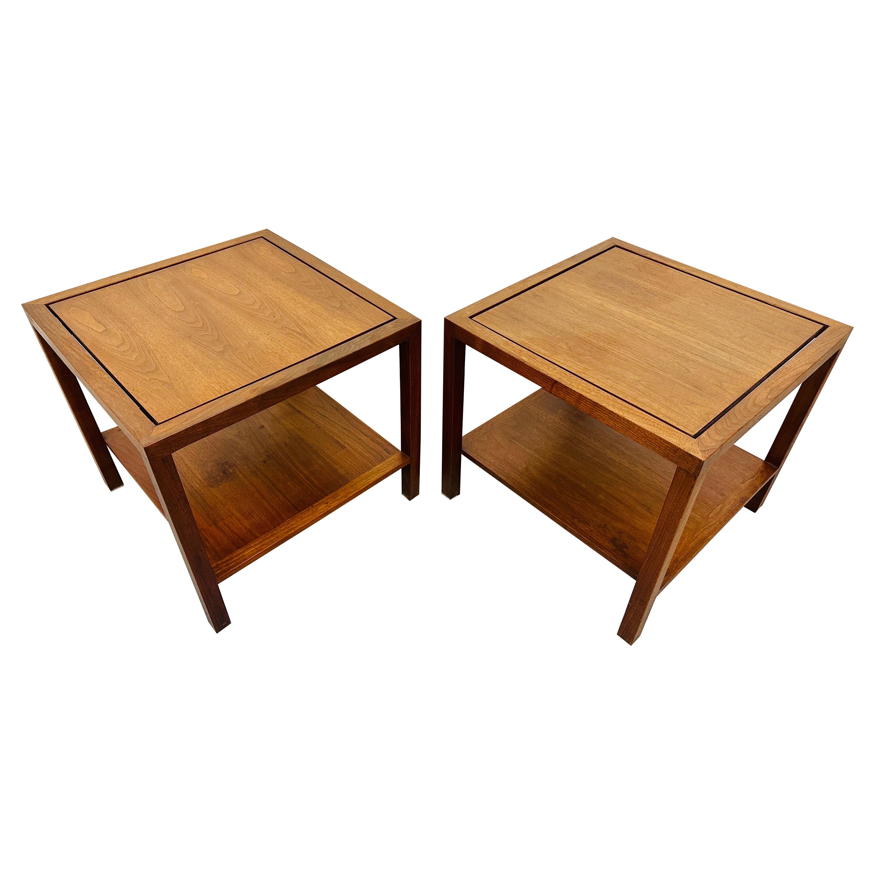 Mid-Century Modern Square Steel Brass Side Table, France, 1970 For Sale ...