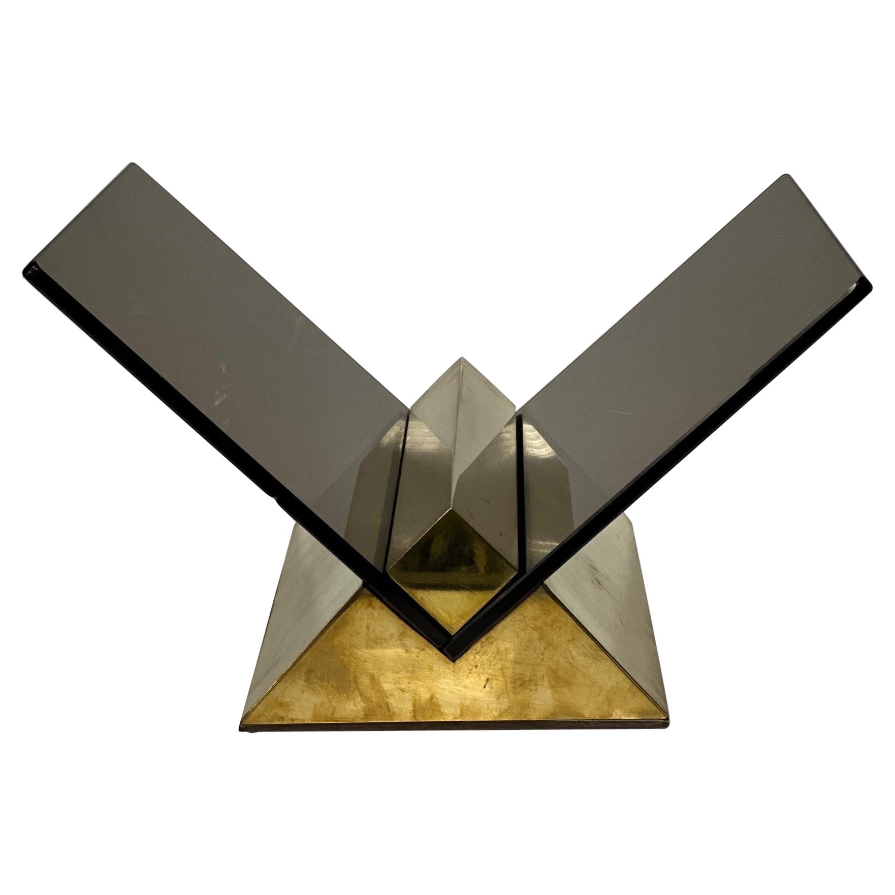 Pair of trays in plastic and brass by Alberto Sordi, 1970s For Sale at ...