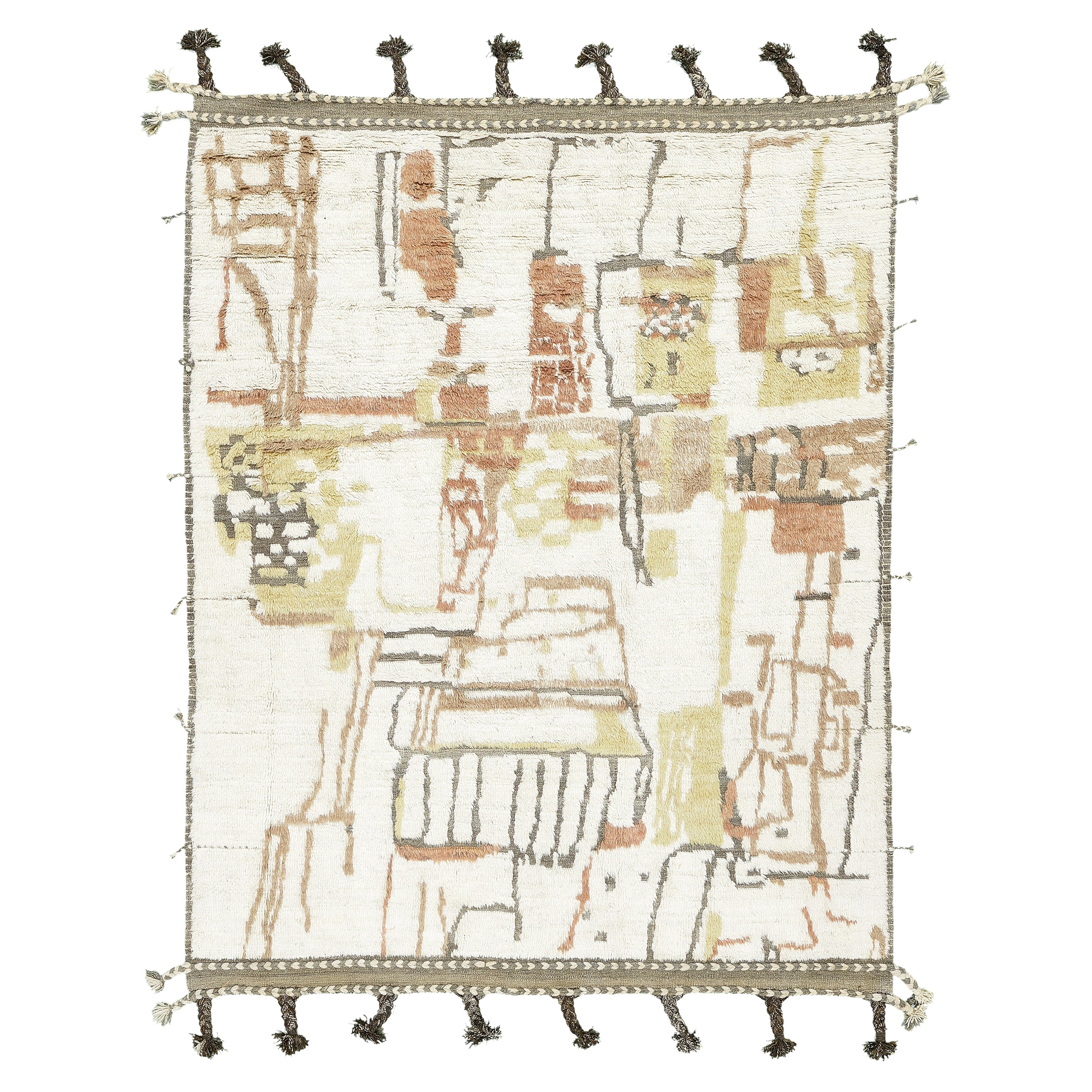 Nazmiyal Collection Colorful Modern Boho Chic Rug. 7 ft 10 in x 10 ft 3 ...