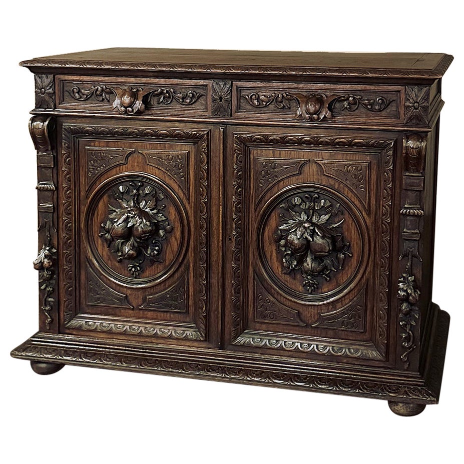 Pair Stunning French Renaissance Revival Sculpted Buffets For Sale at ...