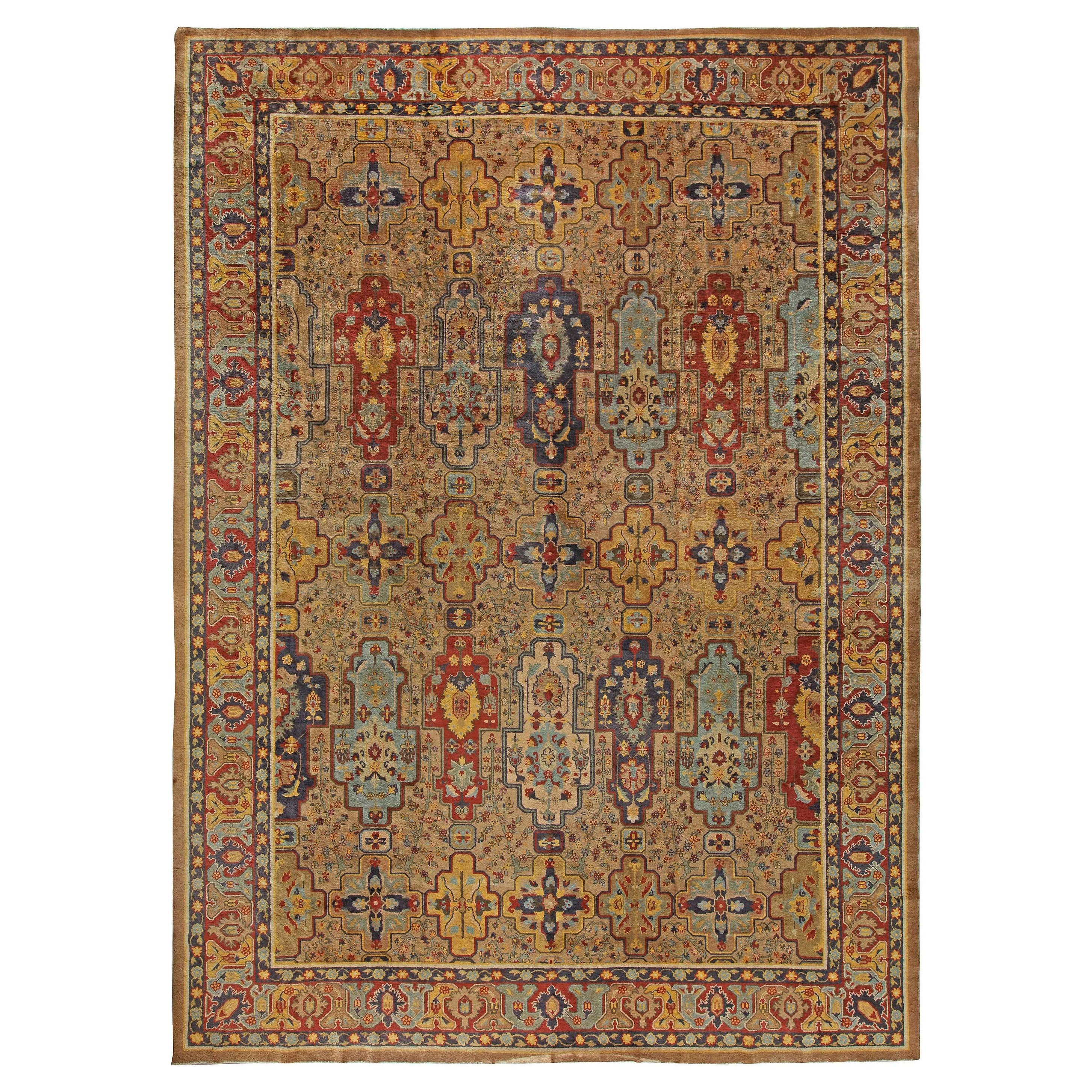 Salt + Pepper Indian Sari Silk + Recycled Wool Yarn Handmade Carpet ...