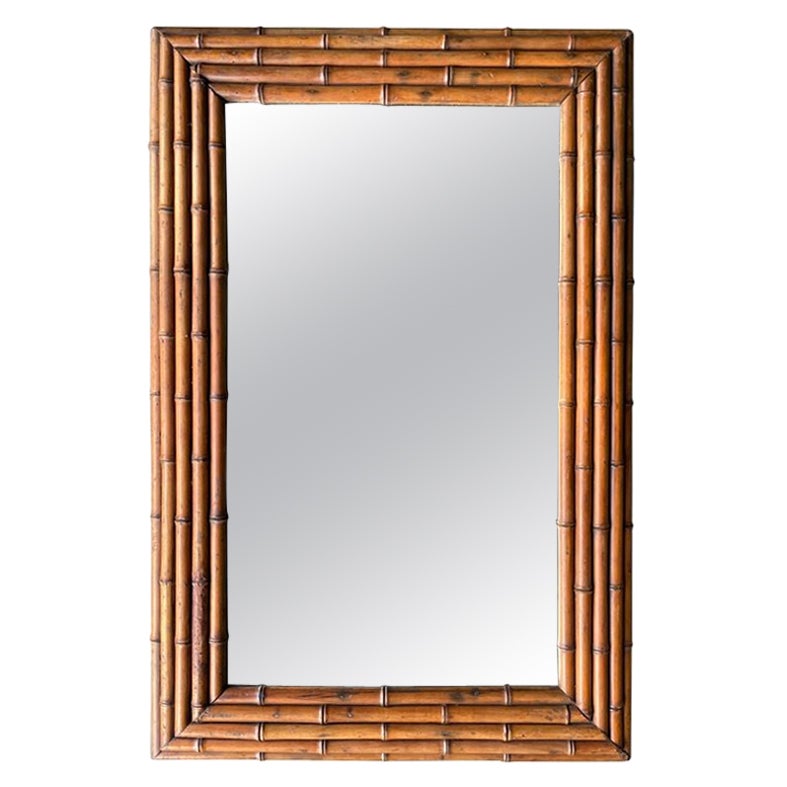 Bamboo Wall Mirrors - 583 For Sale at 1stDibs | bamboo mirror, bamboo ...