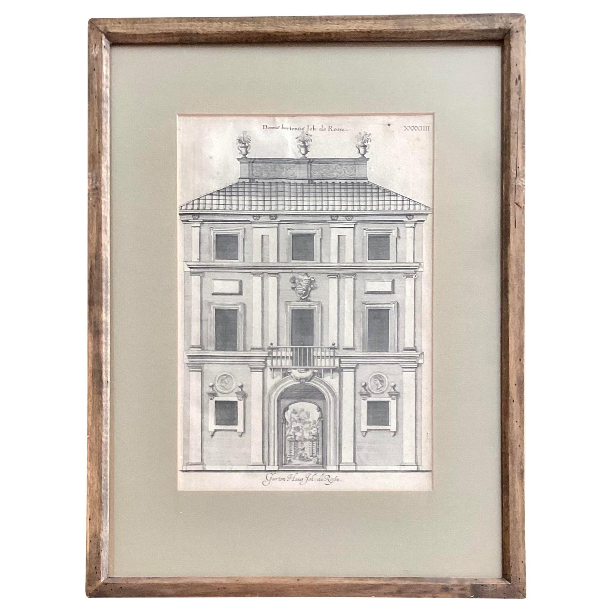 1970s Vintage Gloria Vanderbilt "House" Signed Lithograph Print at ...