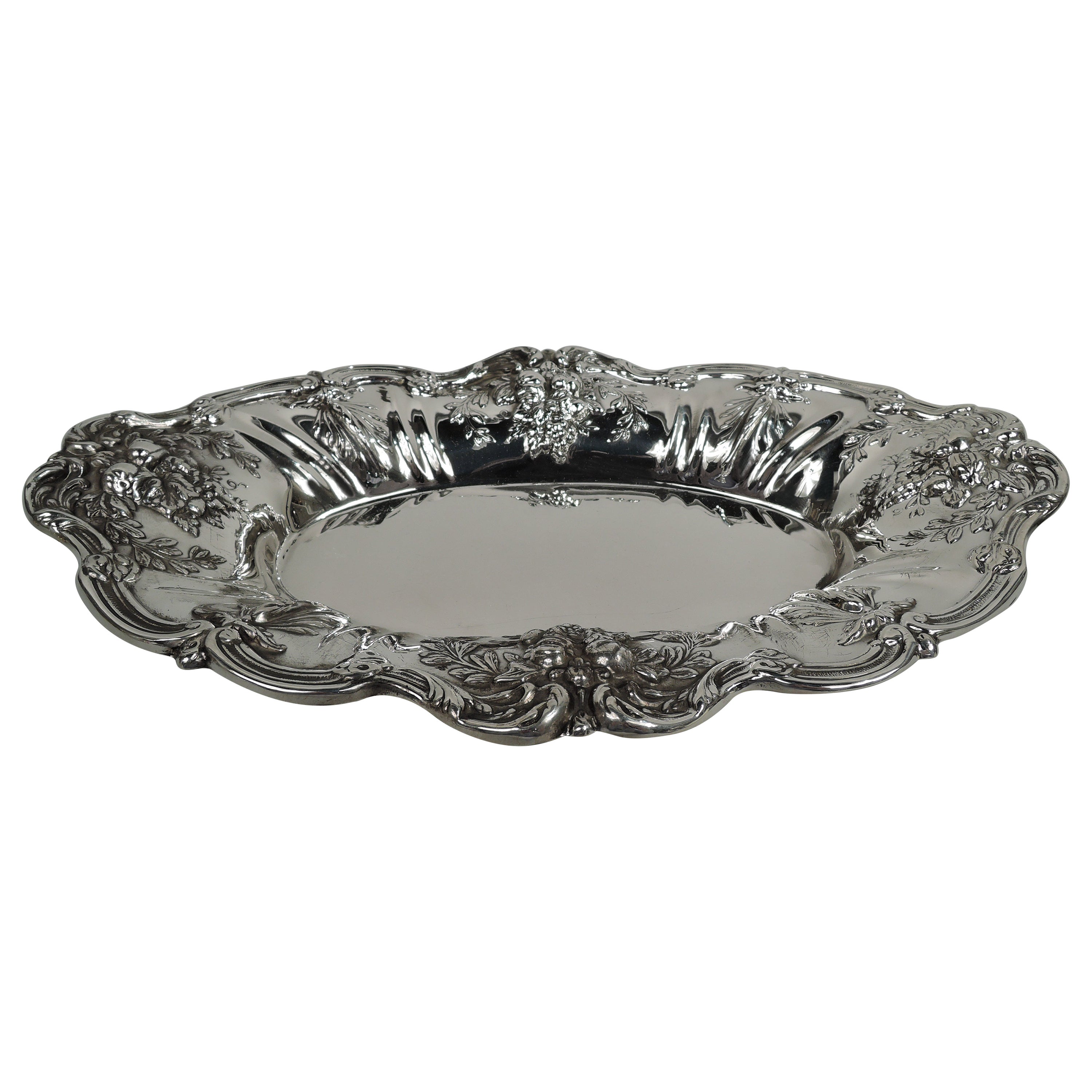Reed and Barton King Francis 1684 Victorian Silver Plated Oval Footed ...