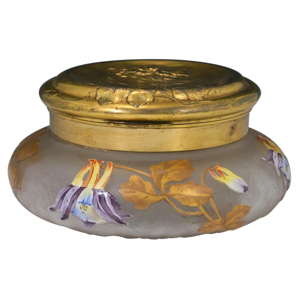 Empire Pewter 701 Covered Trinket Ring Dish Decorative Box Blue Velvet ...