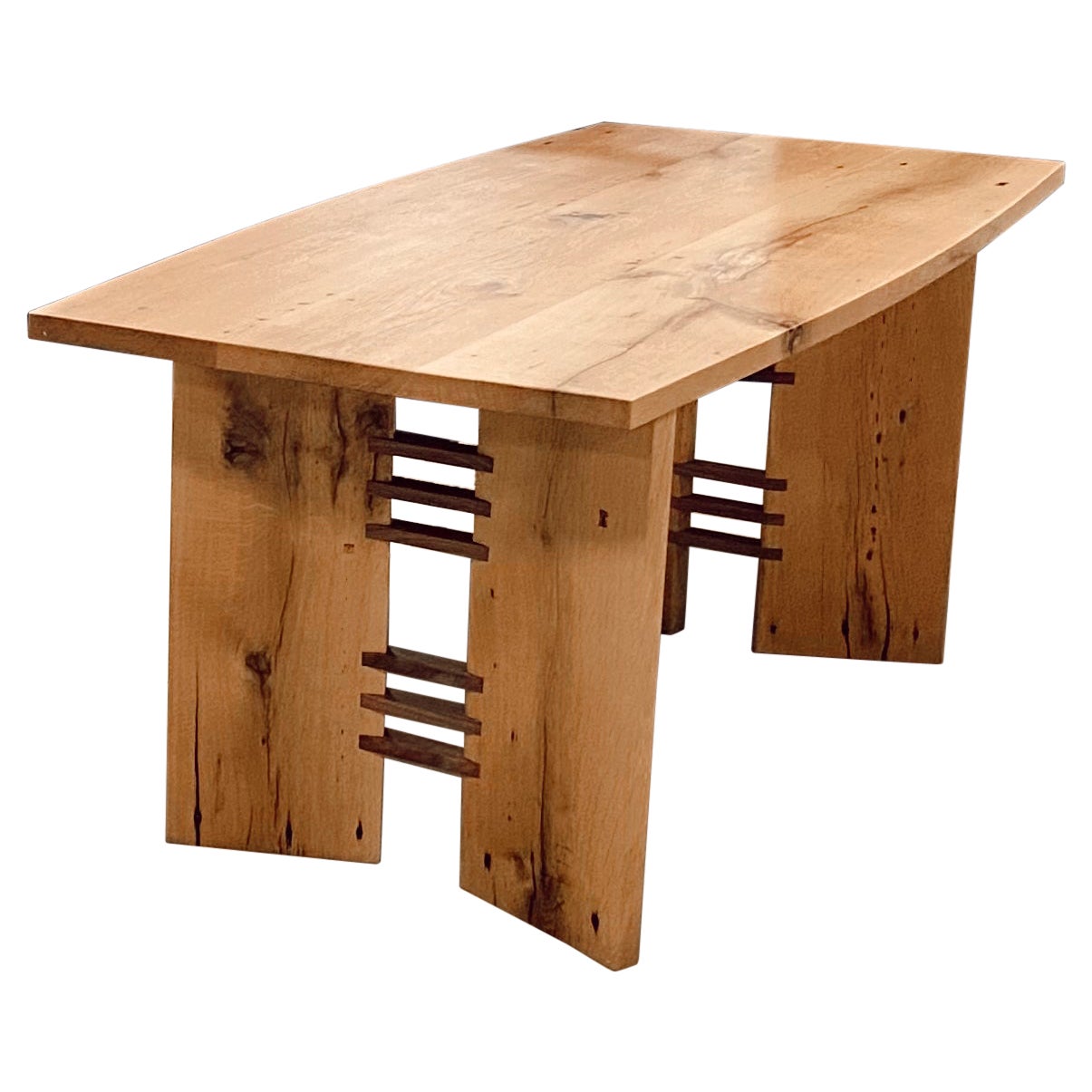 Hand-Crafted Reclaimed Oak Dining Room Table by The Titus Abraham ...