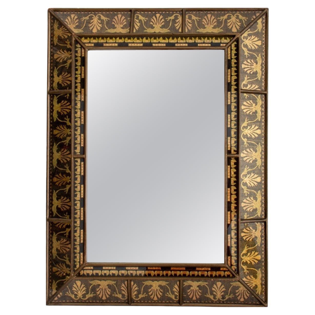 Specchio in legno dorato a pannelli in stile Art Nouveau in vendita su ...