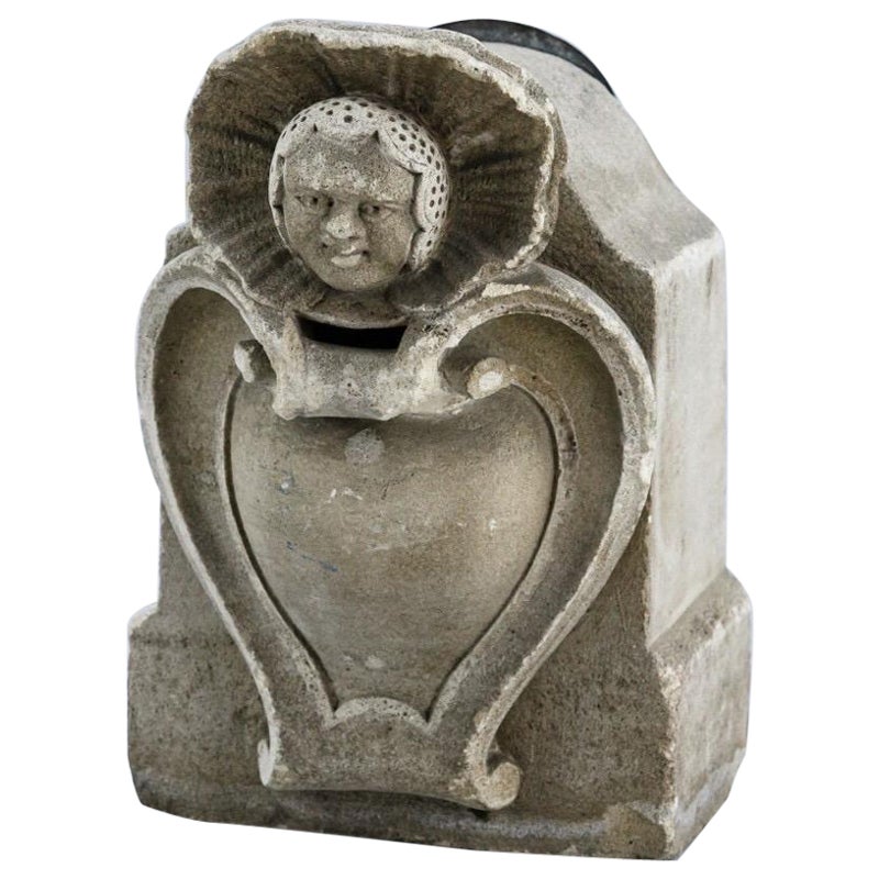 Medieval Carved Stone Head For Sale at 1stDibs | stonehead, stonhead ...