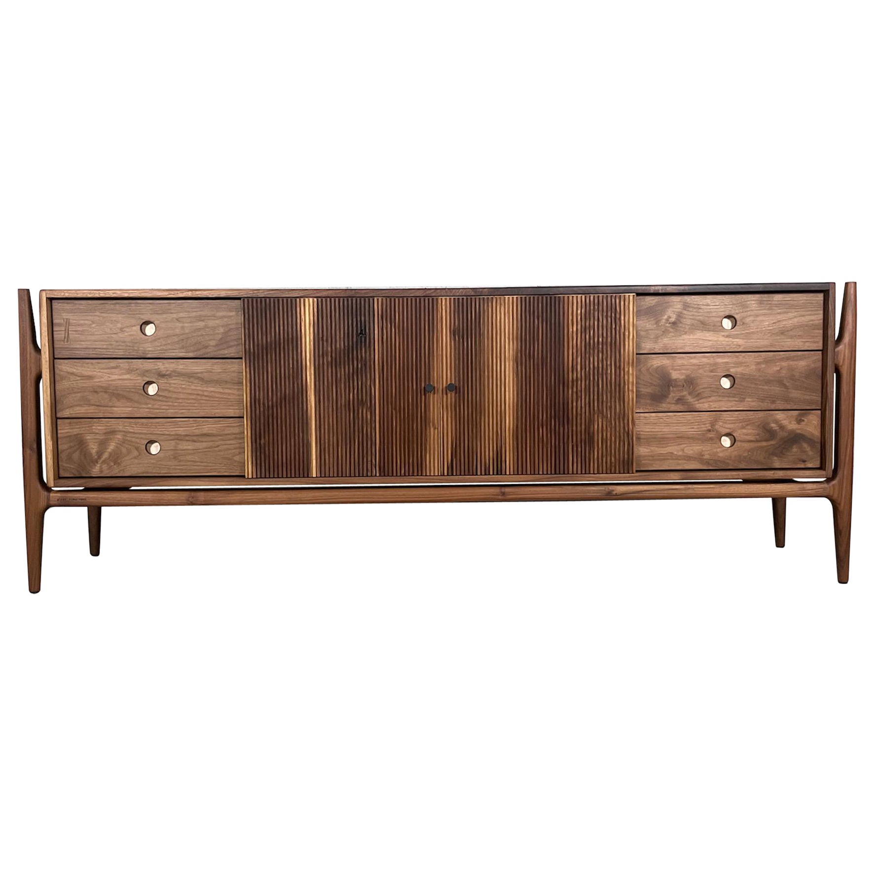 Walnut Sideboard No.2 by Kirby Furniture For Sale at 1stDibs