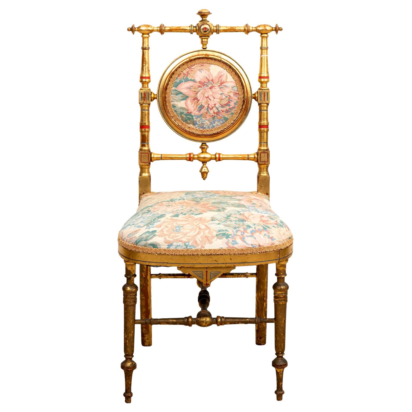 Silver Gilt Venetian Scallop Shell Side Chair at 1stDibs