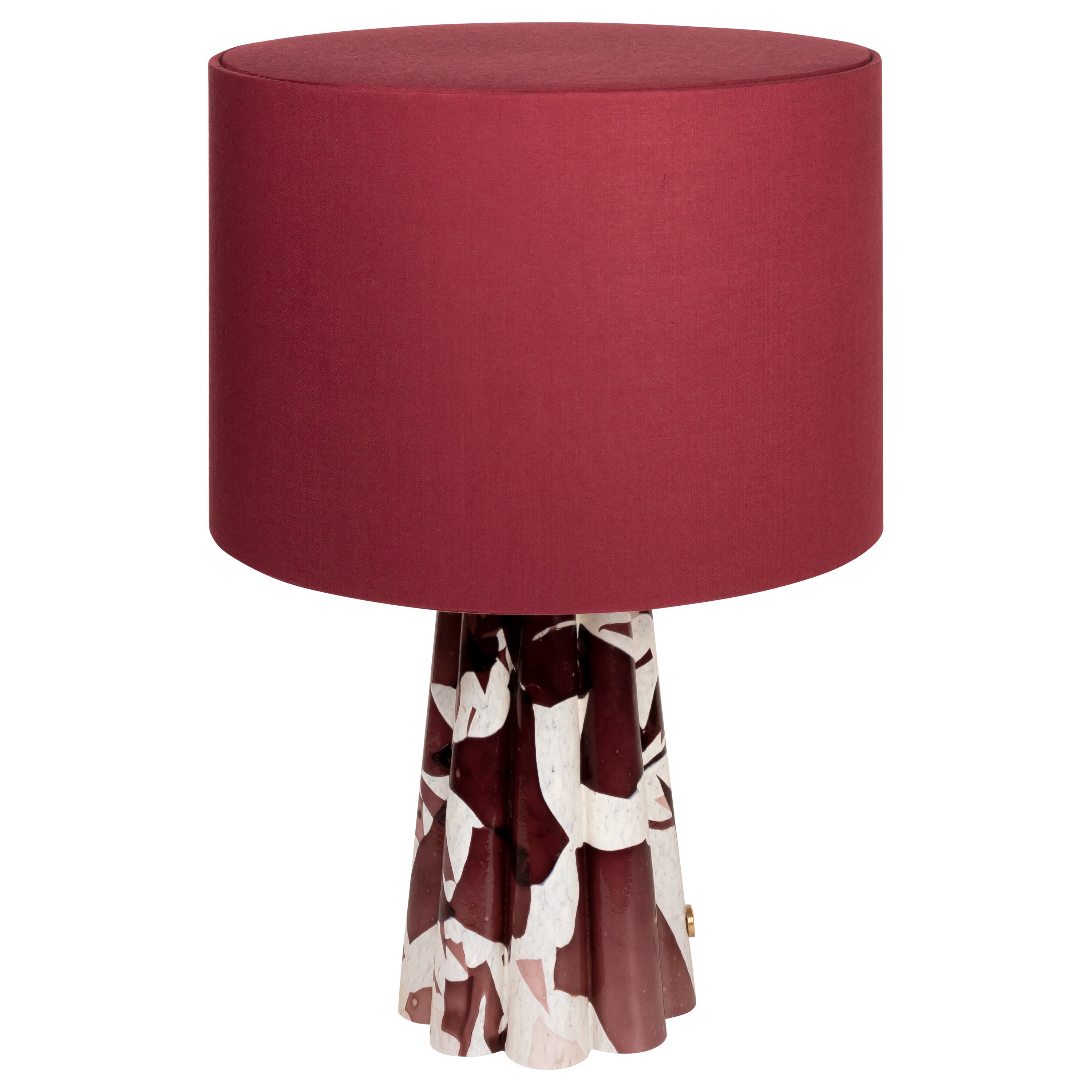 Murano Glass Purple Bucket Lamp For Sale at 1stDibs