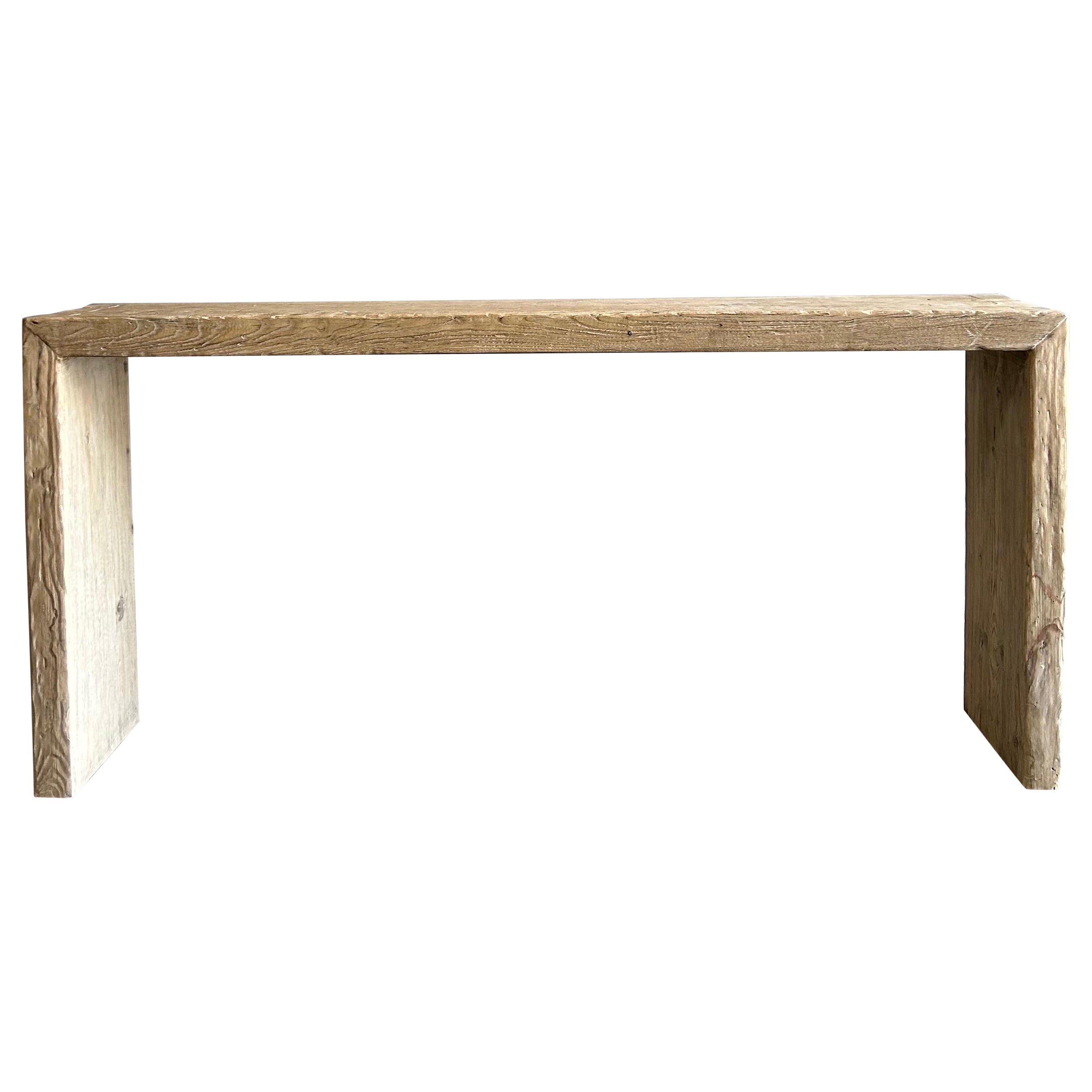 Jefferson Console Waterfall Black Wood For Sale at 1stDibs | black ...