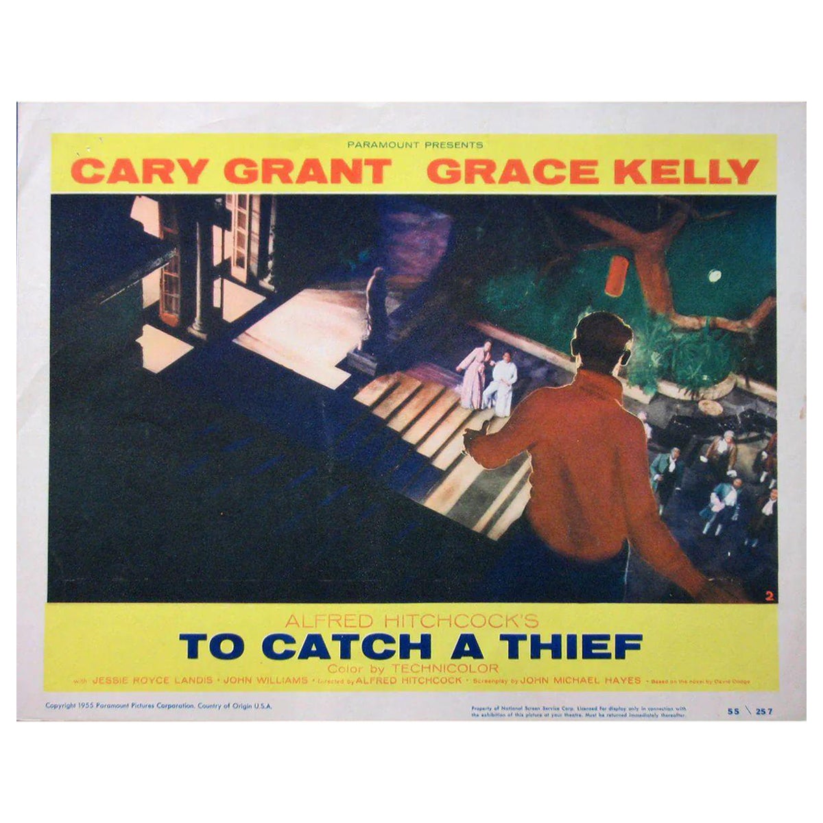 To Catch A Thief, Unframed Poster, 1955 For Sale at 1stDibs