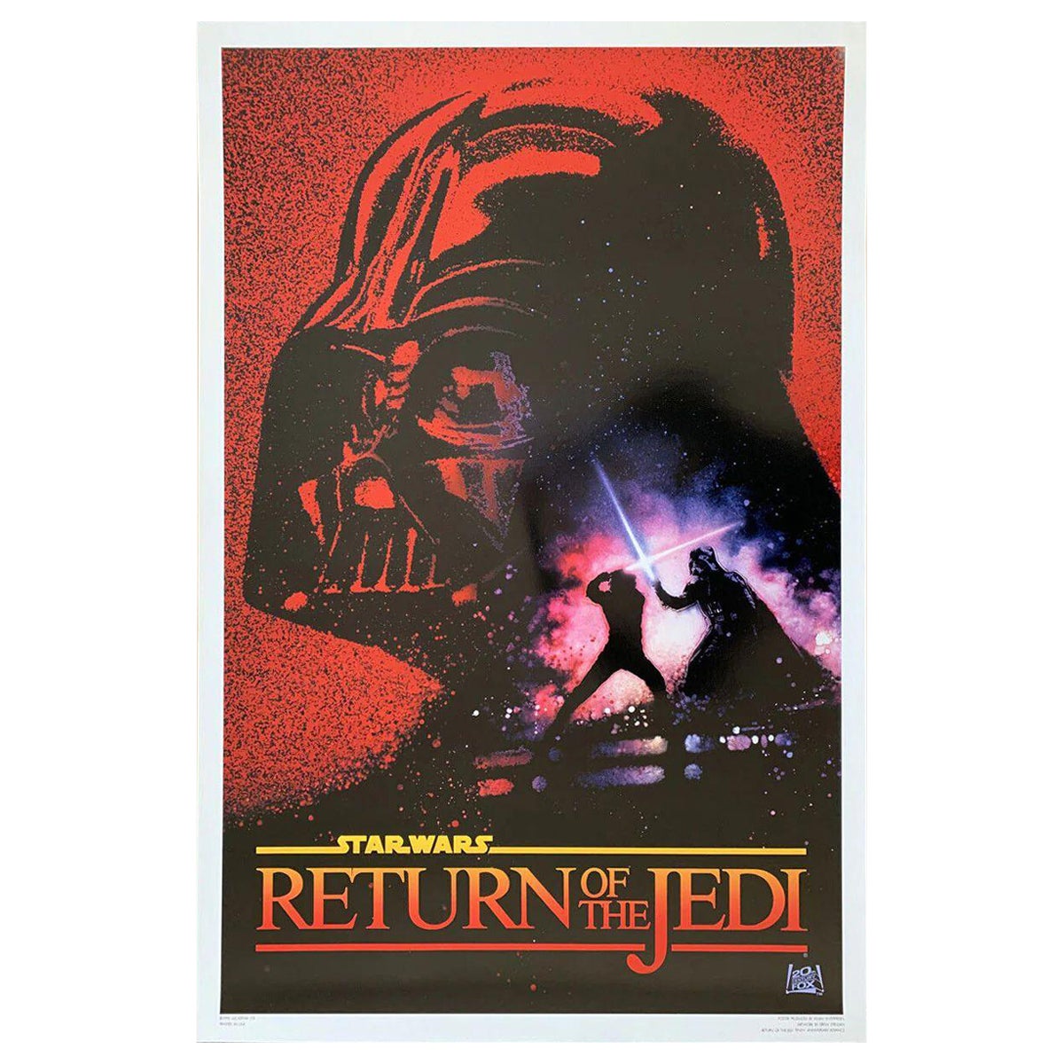 Return of The Jedi, Unframed Poster, 1993R For Sale at 1stDibs