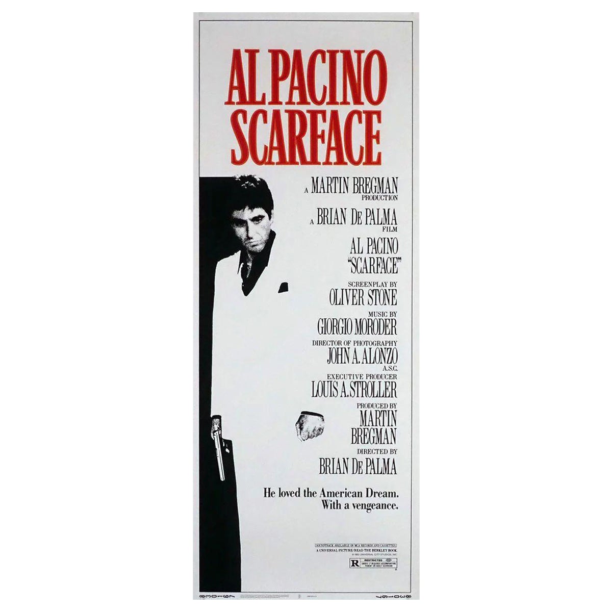 Scarface, Unframed Poster, 1983 For Sale at 1stDibs
