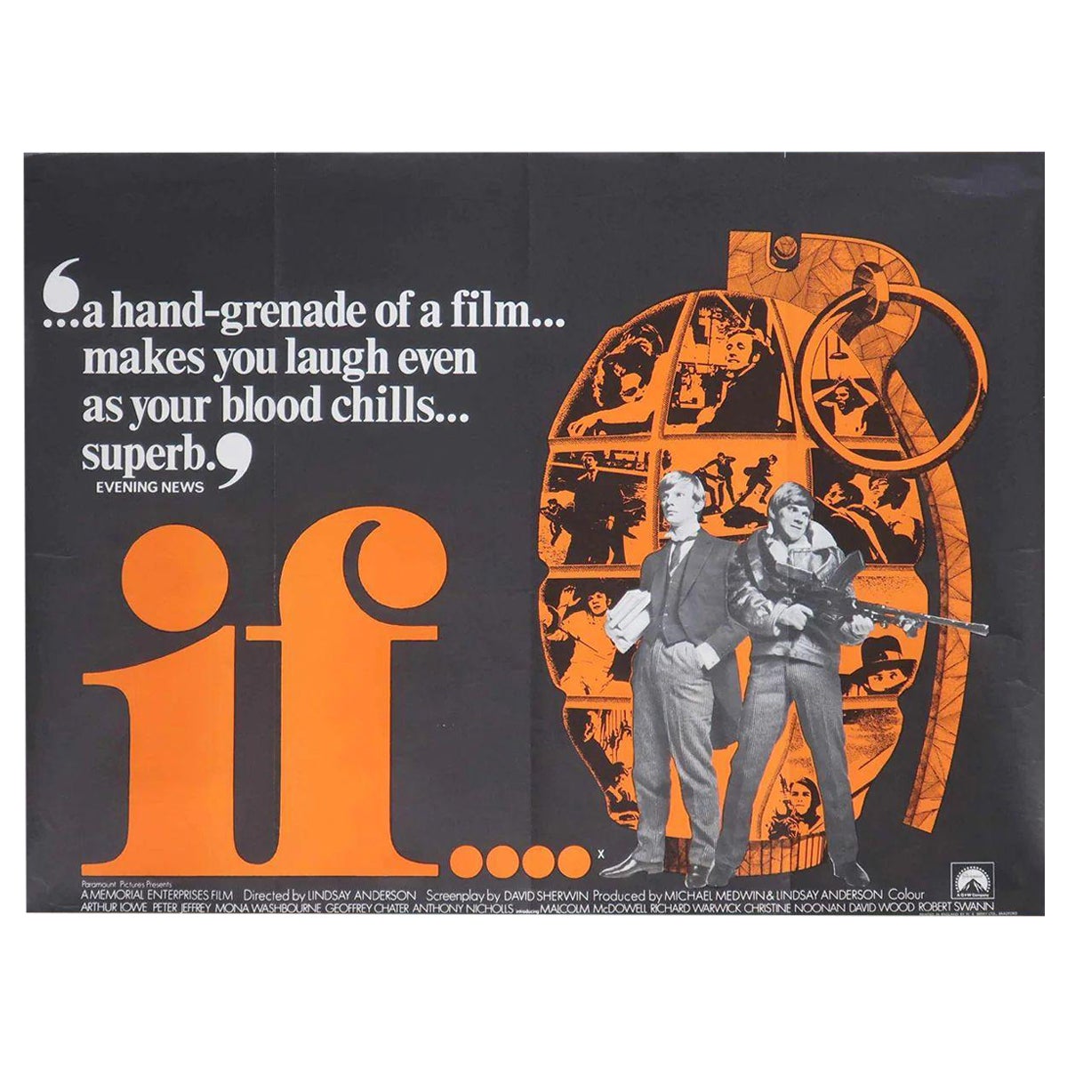 If..., Unframed Poster, 1968 For Sale at 1stDibs