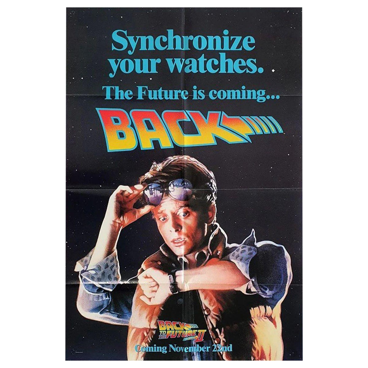 Back To The Future Part II, Unframed Poster, 1989 For Sale at 1stDibs