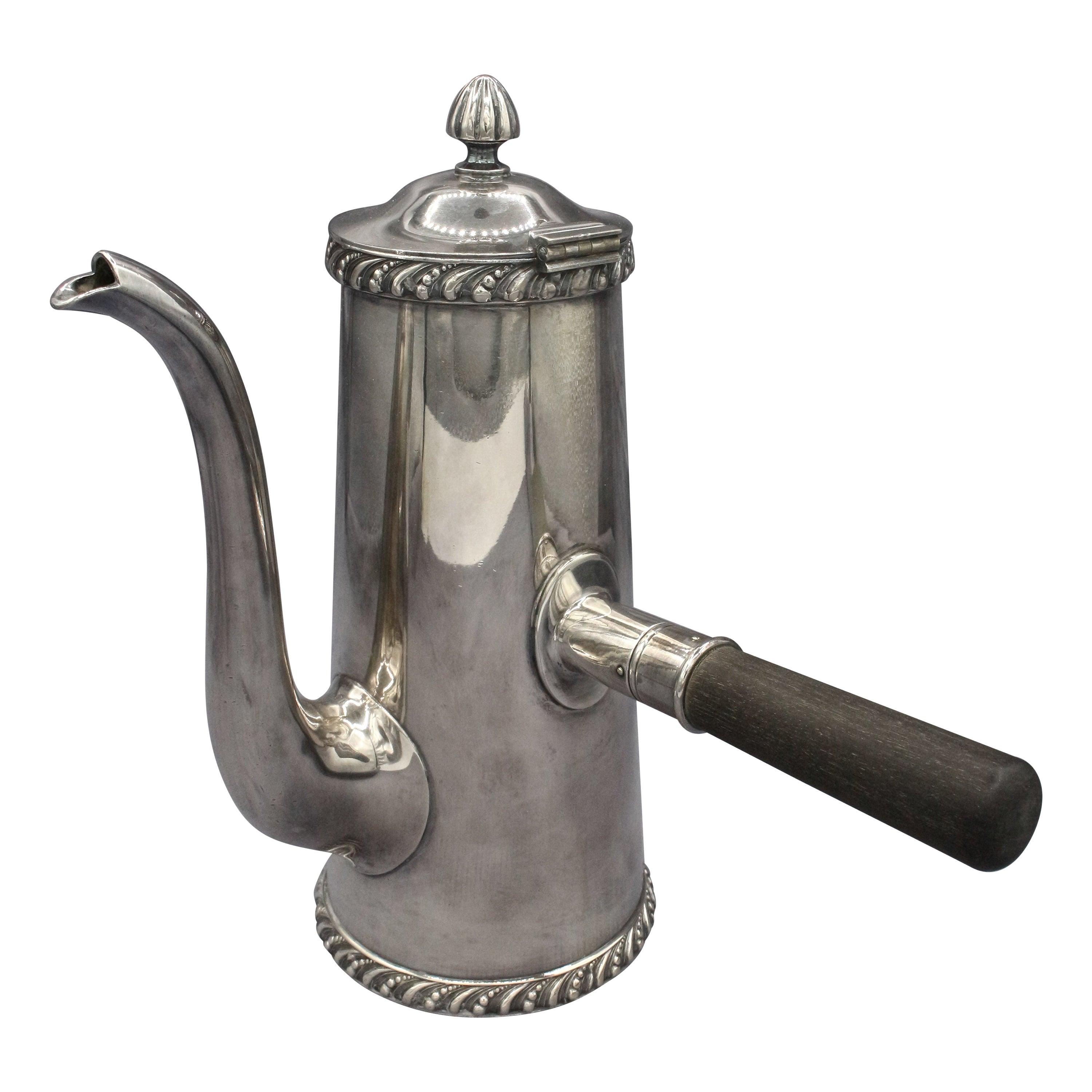 Circa 1890 Silver Soldered Chocolate Pot by Holmes and Edwards For Sale ...