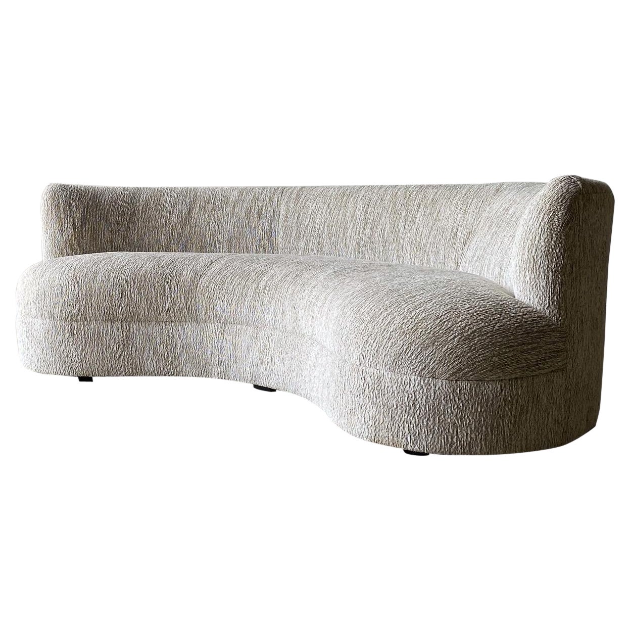 John Mascheroni Curved Sofa For Sale at 1stDibs
