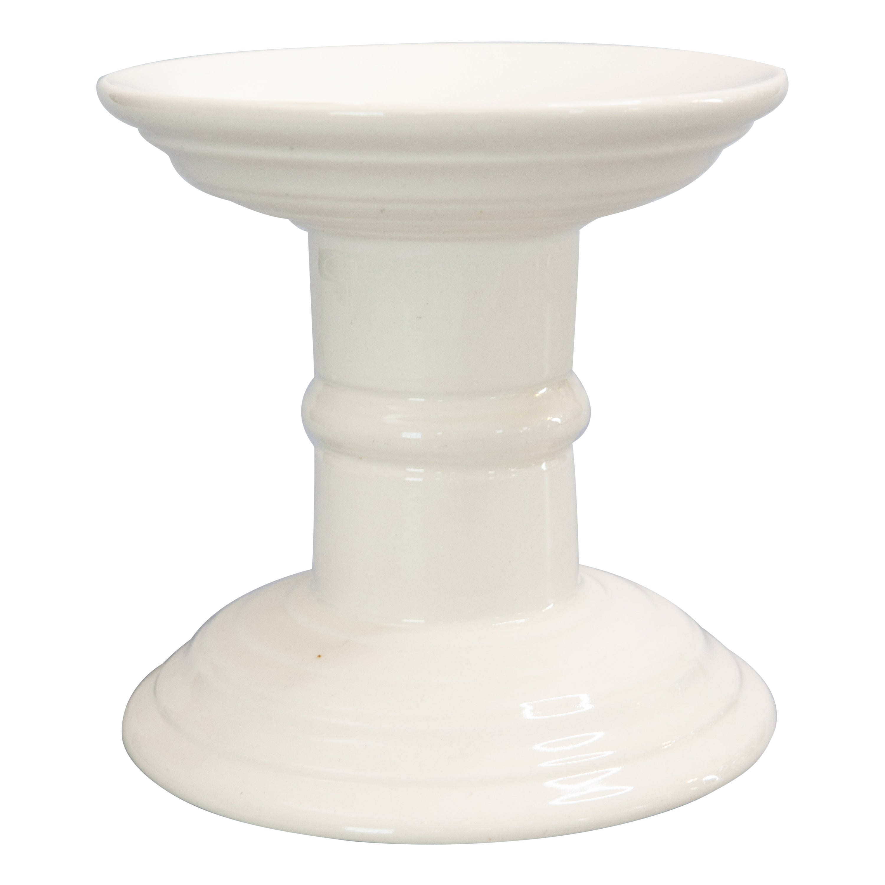 19th Century English White Ironstone Ham Stand For Sale at 1stDibs