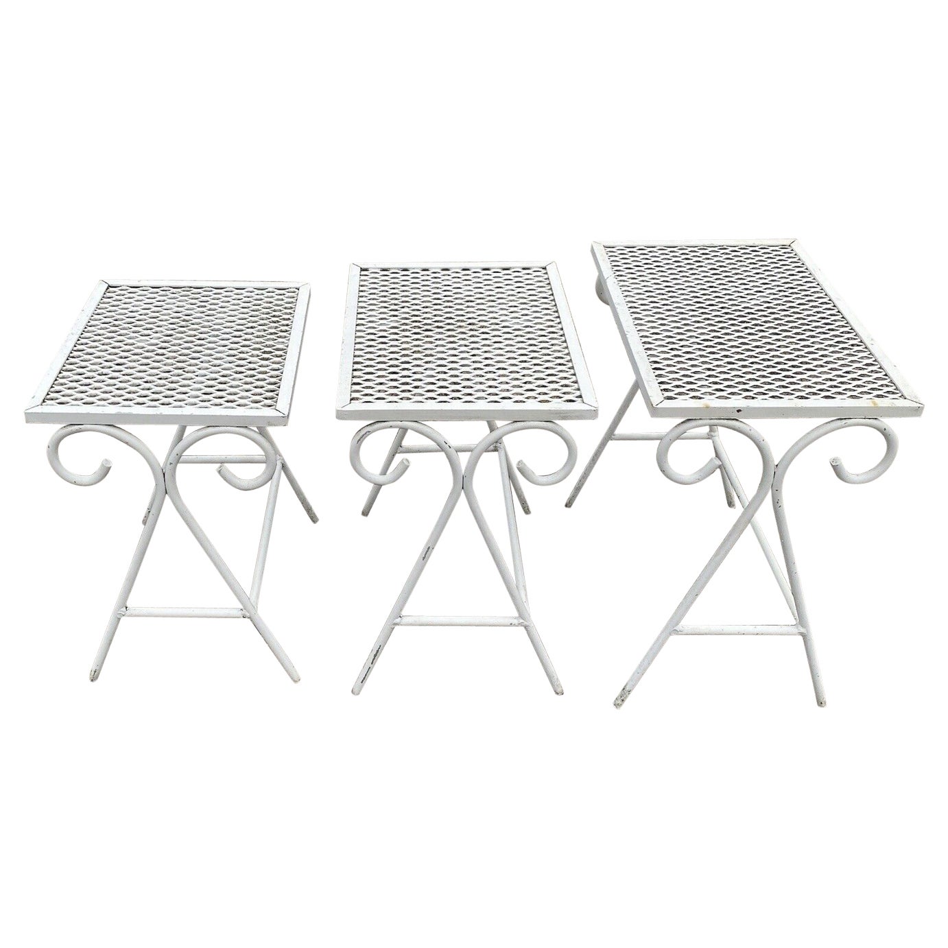 Mid Century Modern Mesh Tables - 129 For Sale on 1stDibs