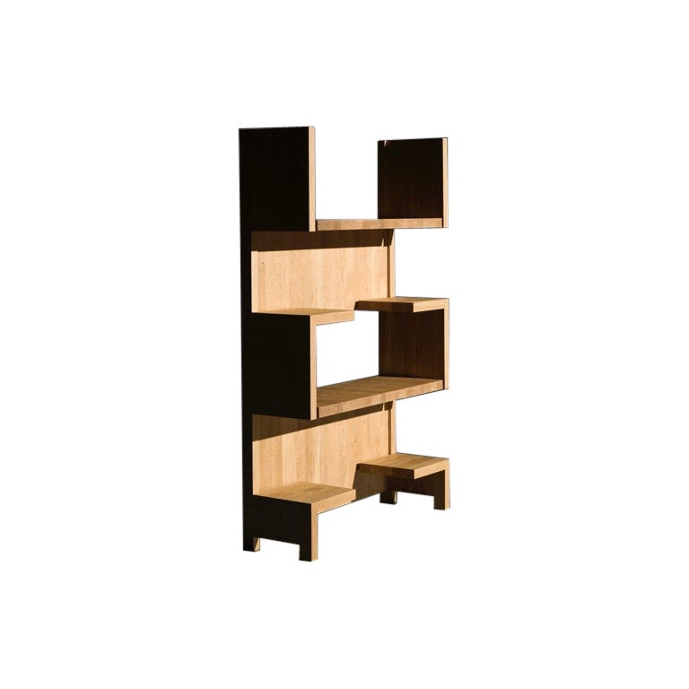 Contemporary solid oak rack 5 by Casimir For Sale at 1stDibs