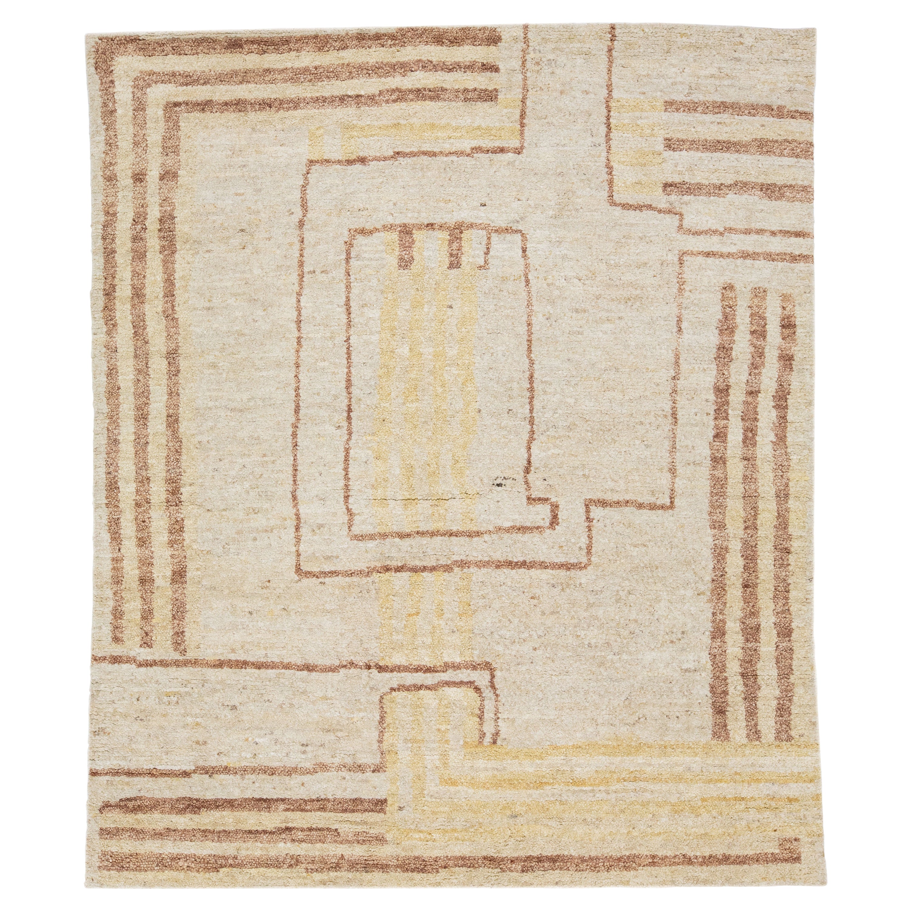 Tone on Tone Geometric Rug For Sale at 1stDibs | tone on tone rugs