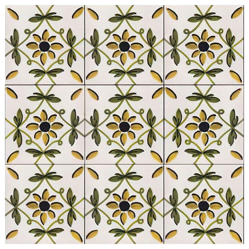 Azulejos Portuguese Hand Painted and Glazed Ceramic Tiles "Évora" For ...