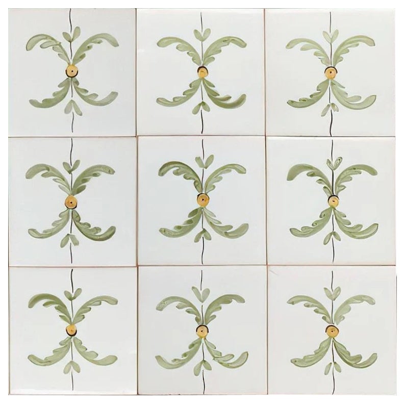 Hand Painted Portuguese Tiles in Pure Clay and Fine Ceramic "Óbidos ...