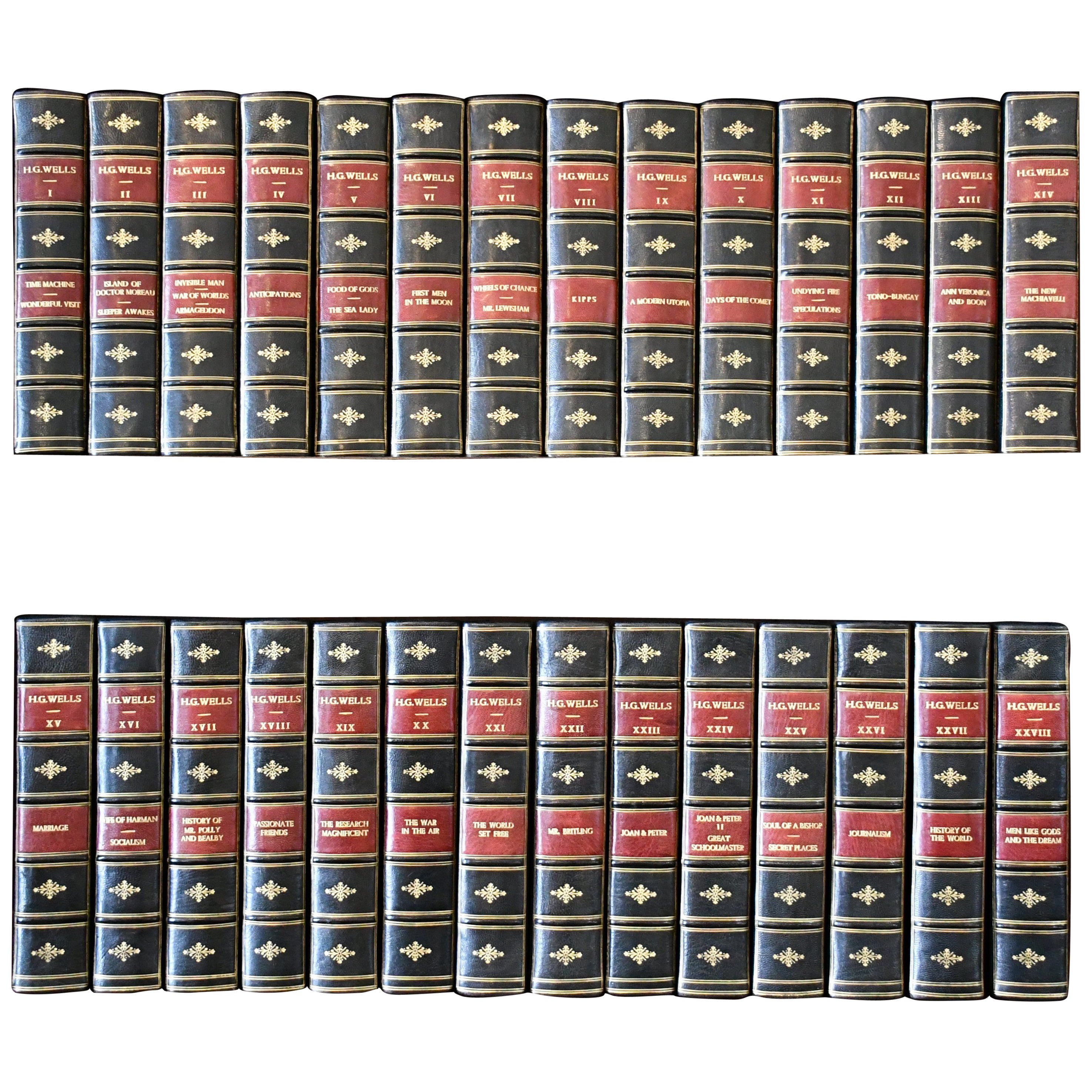 1924-1927 The Complete works of H.G. Wells For Sale at 1stDibs