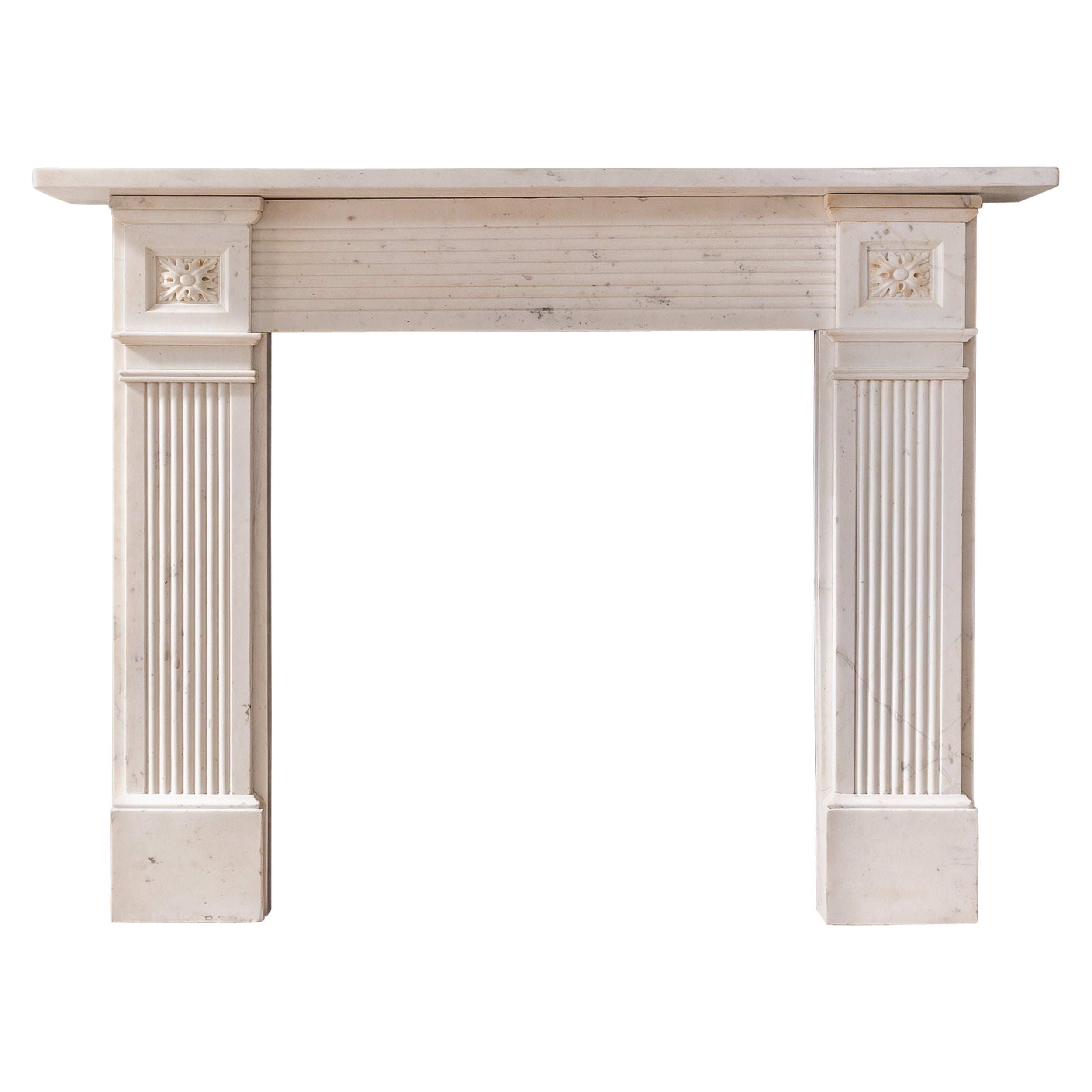 Large English Portland Stone Fireplace For Sale at 1stDibs