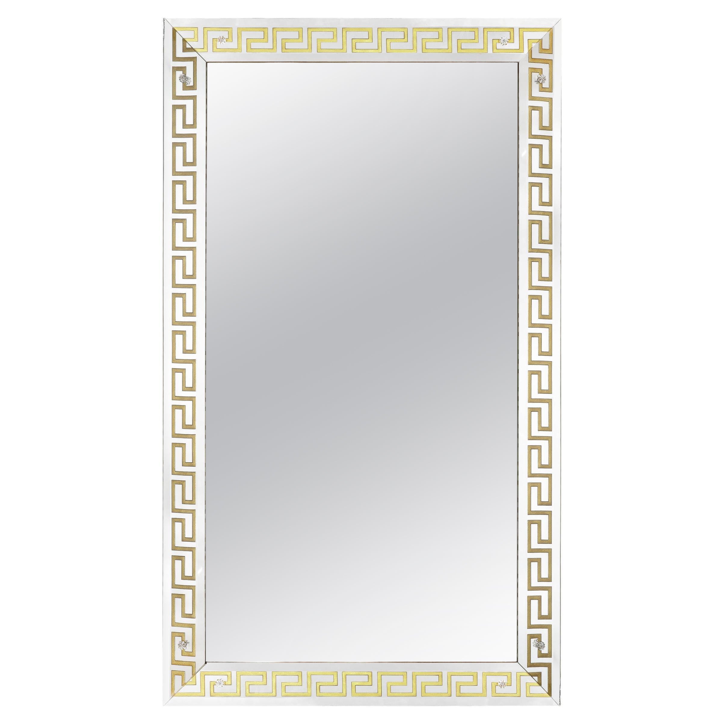 Mid-Century Modernist Arch Form Beveled and Directionally Tessellate ...